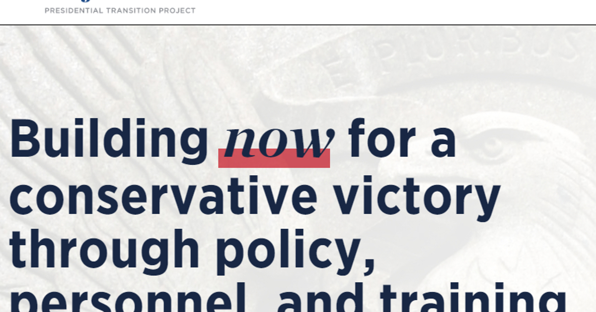 AFN - Trump campaign celebrates 'demise' of blueprint to overhaul Uncle Sam