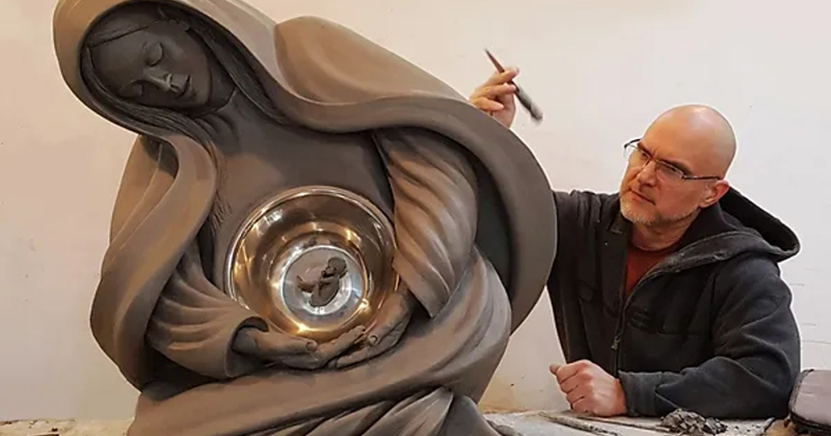 Artist wants 'Life' sculpture to reflect beauty of mother and child