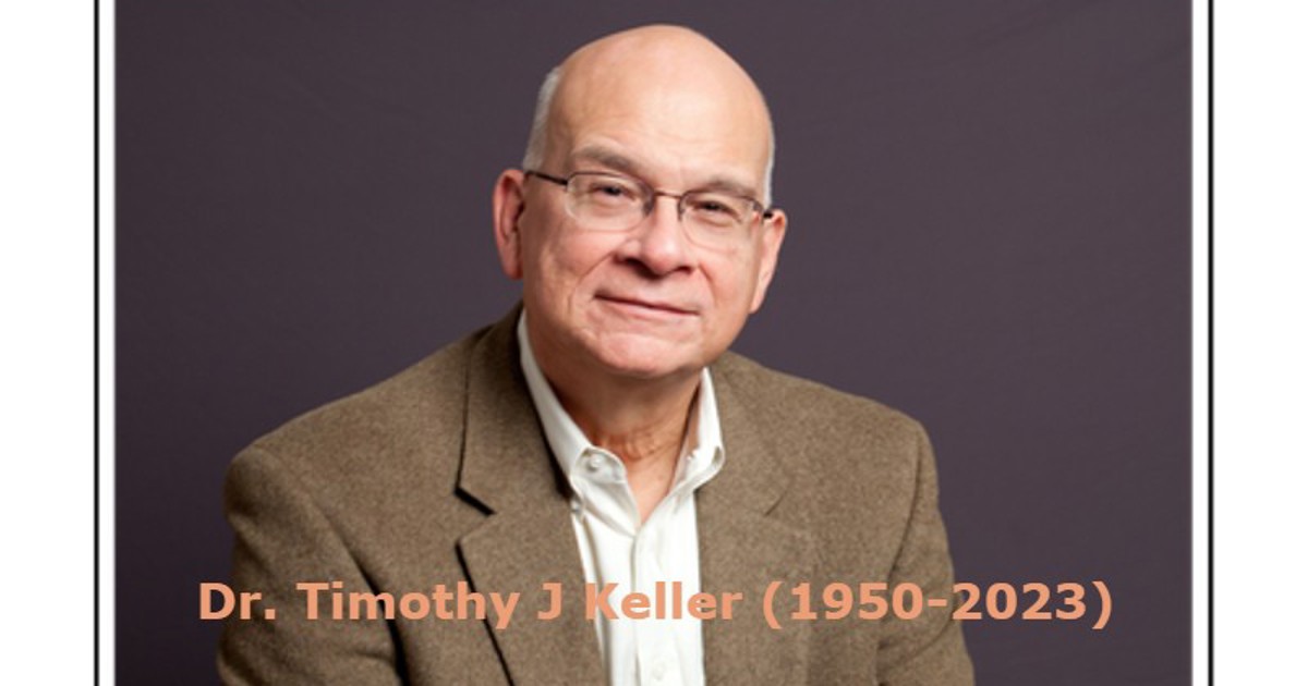 AFN - Christian pastor Tim Keller now with his Savior