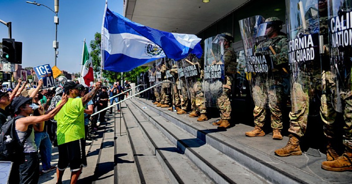 AFN - Riot-bound troops helping – but will Trump's move set bad precedent?