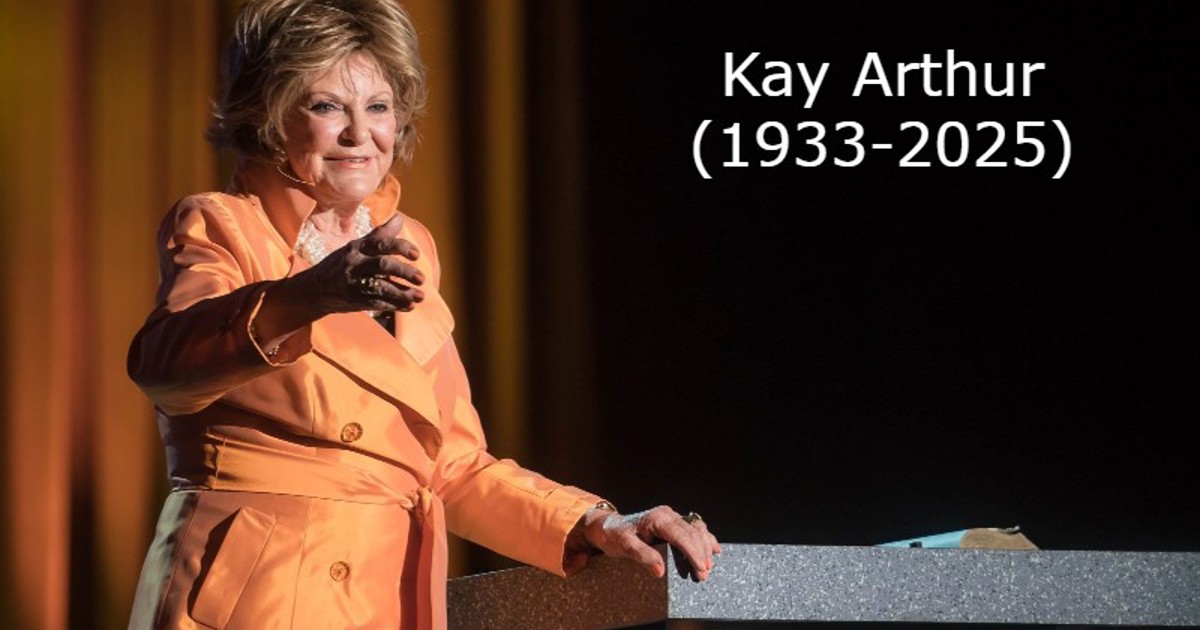 AFN - Biblical author and co-founder of Precept Ministries, Kay Arthur ...
